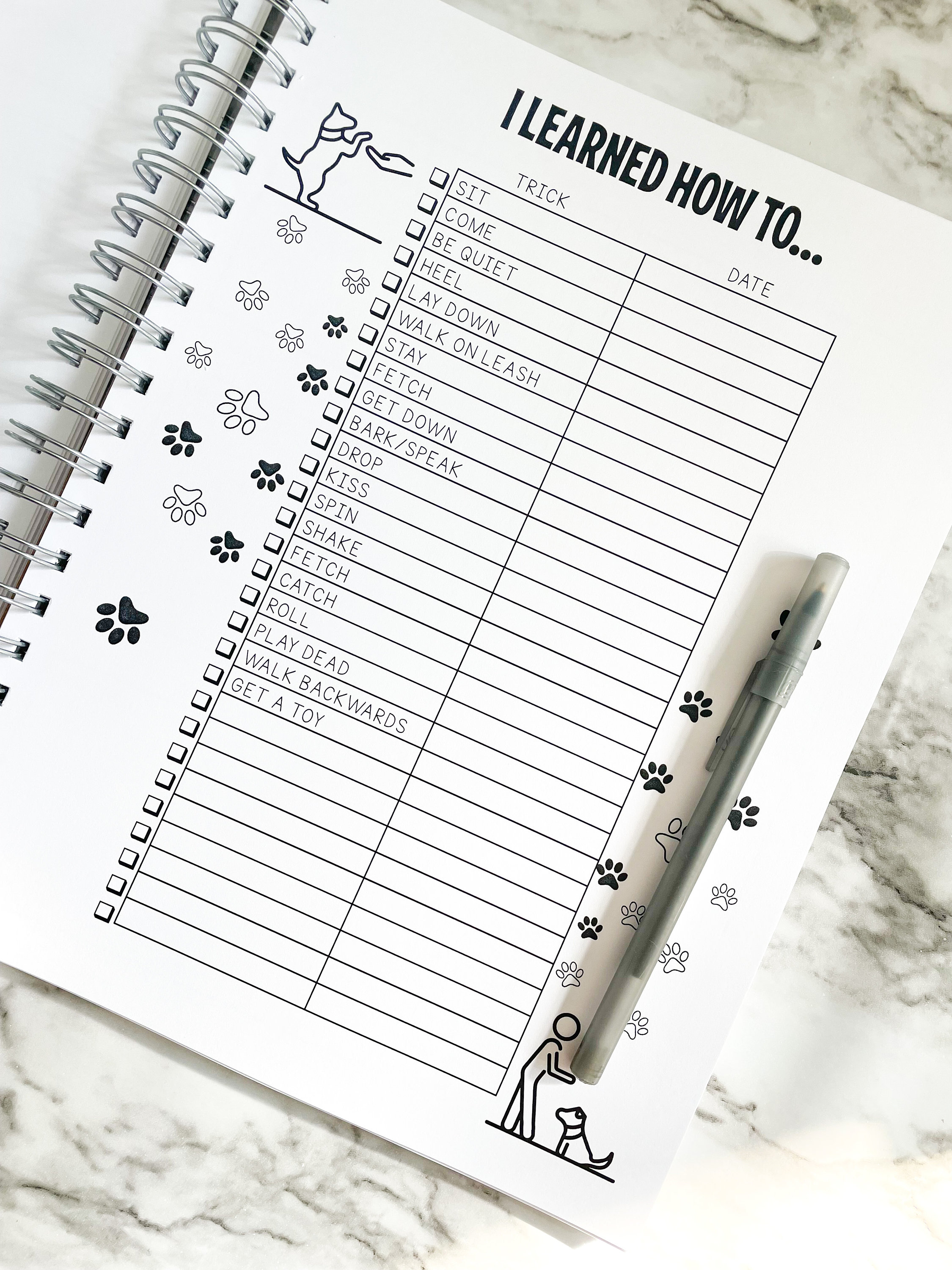 Dog Memory Book, Puppy Scrapbook, New Puppy Gift, Dog Lover Gift, Dog ...