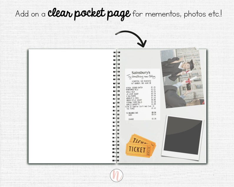 School Memory Book Personalized School Book School Years - Etsy