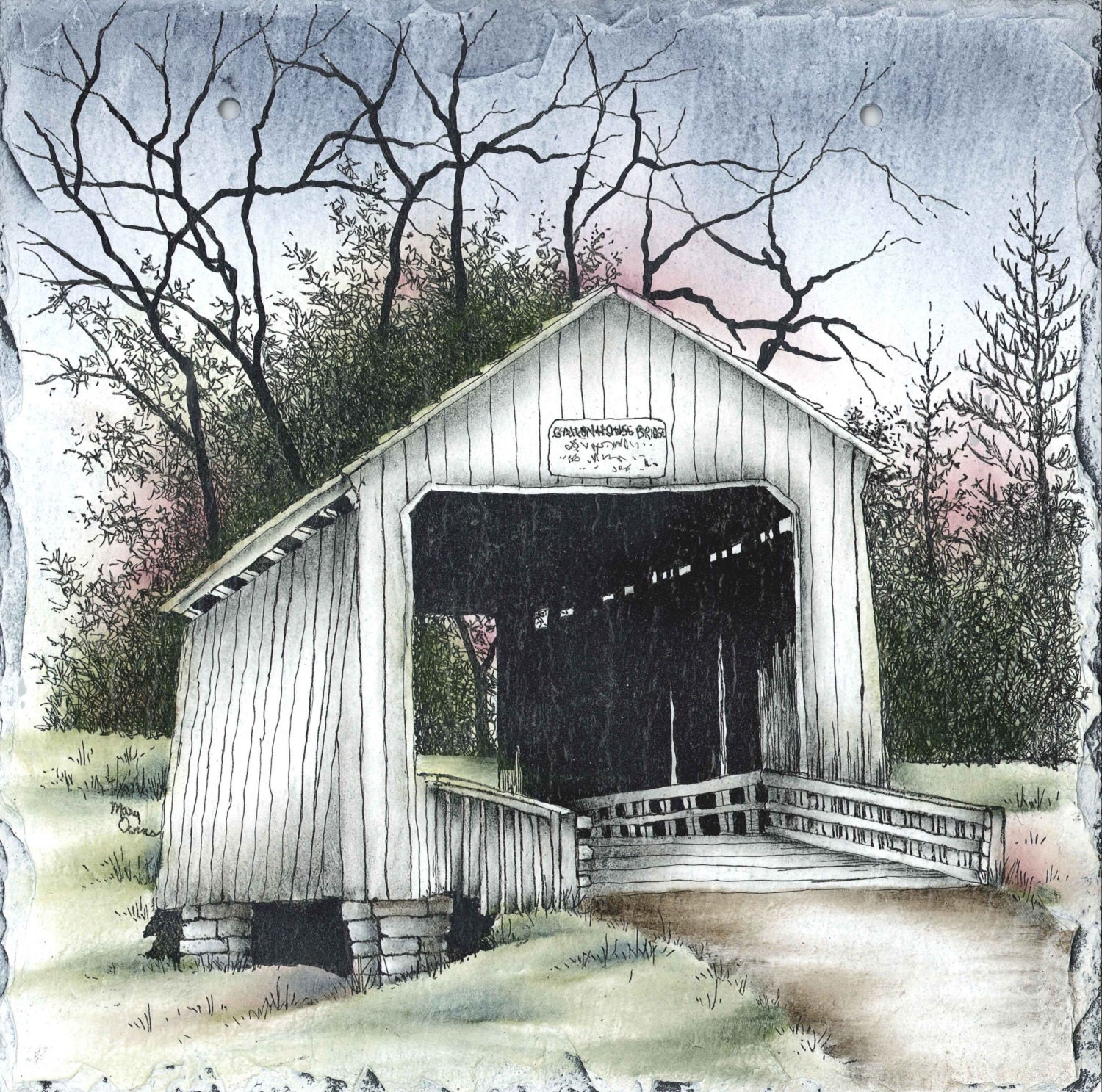 Marion County Covered Bridge - Etsy