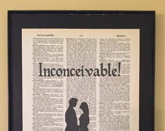 Princess Bride Art Inconceivable - Etsy