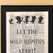 Let the Wild Rumpus Start Where the Wild Things Are Kids | Etsy