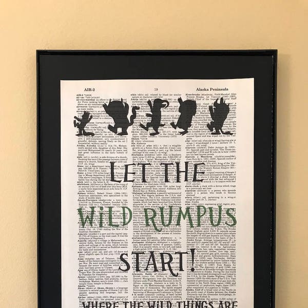 Let the Wild Rumpus - Etsy