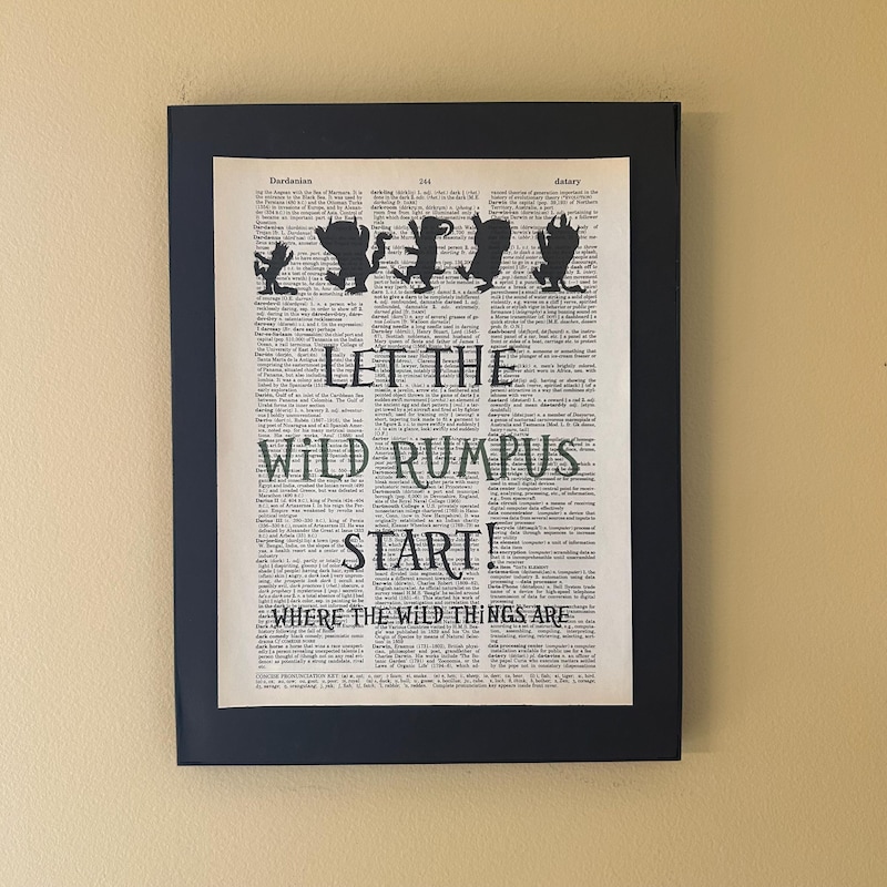 Let the Wild Rumpus - Etsy