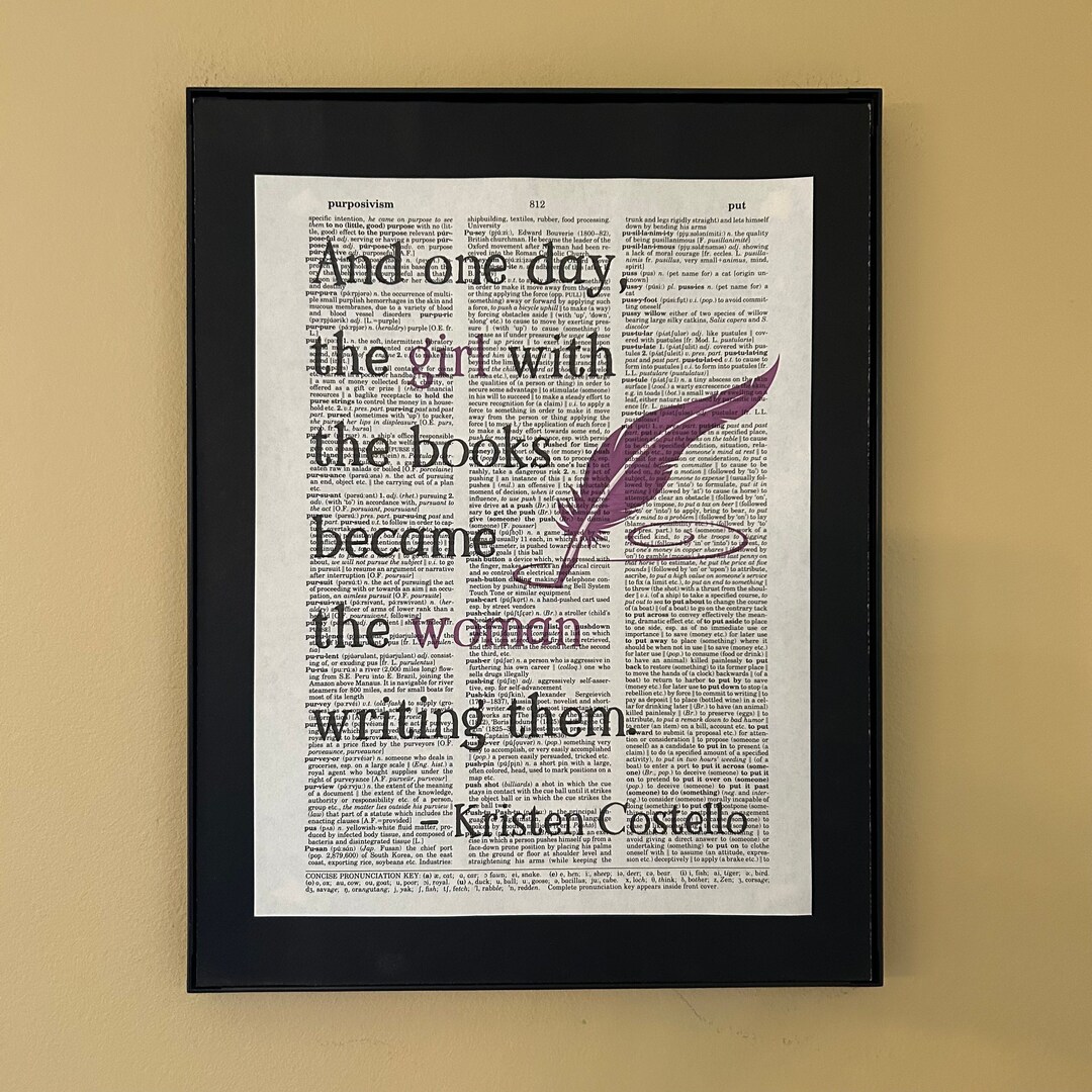 And One Day the Girl With the Book Became the Woman Writing Them ...