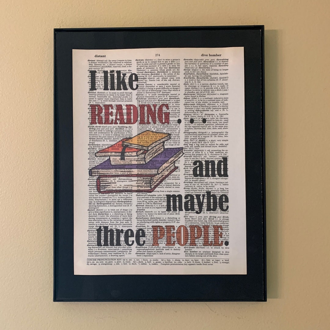 I Like Reading...and Maybe Three People Gifts for Readers Literary Gift ...
