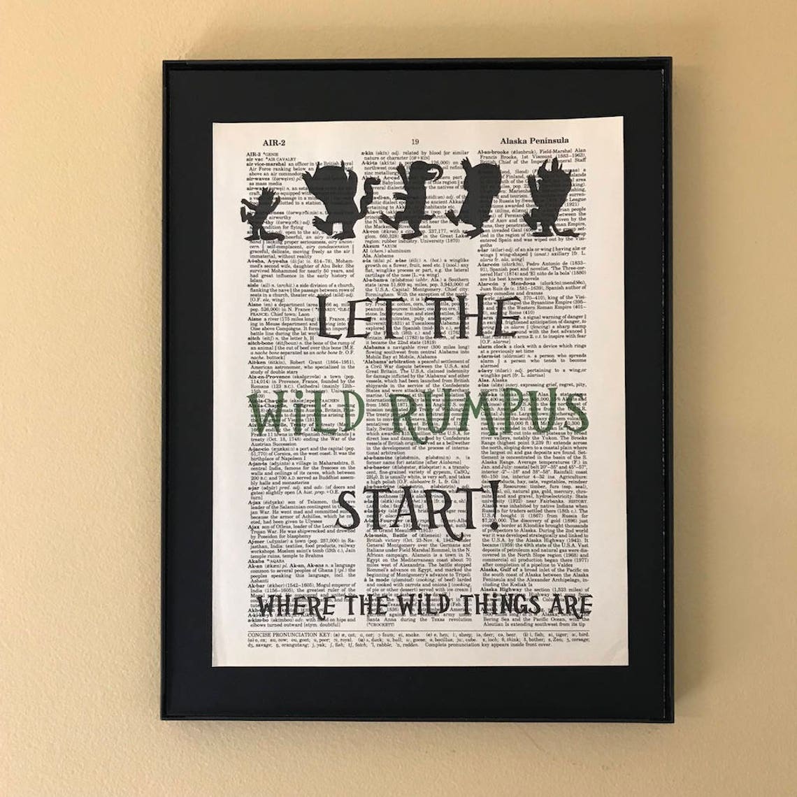 Let the Wild Rumpus Start Where the Wild Things Are Kids - Etsy