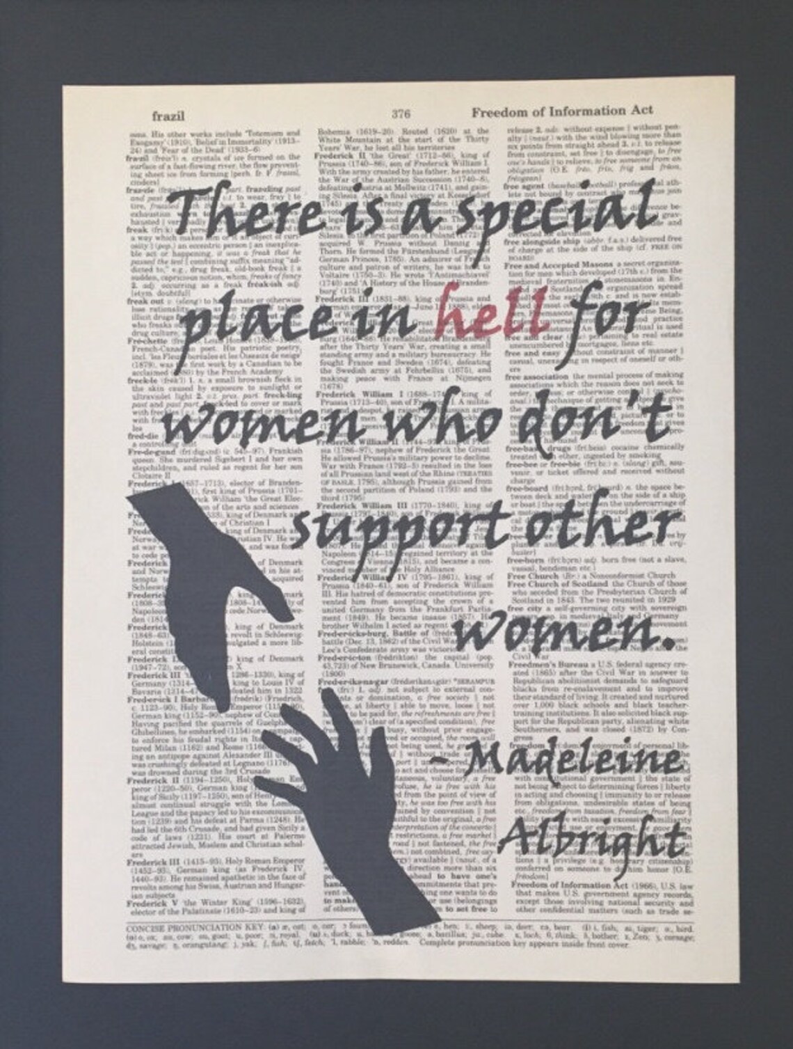 There is a Special Place in Hell for Women Who Don't | Etsy