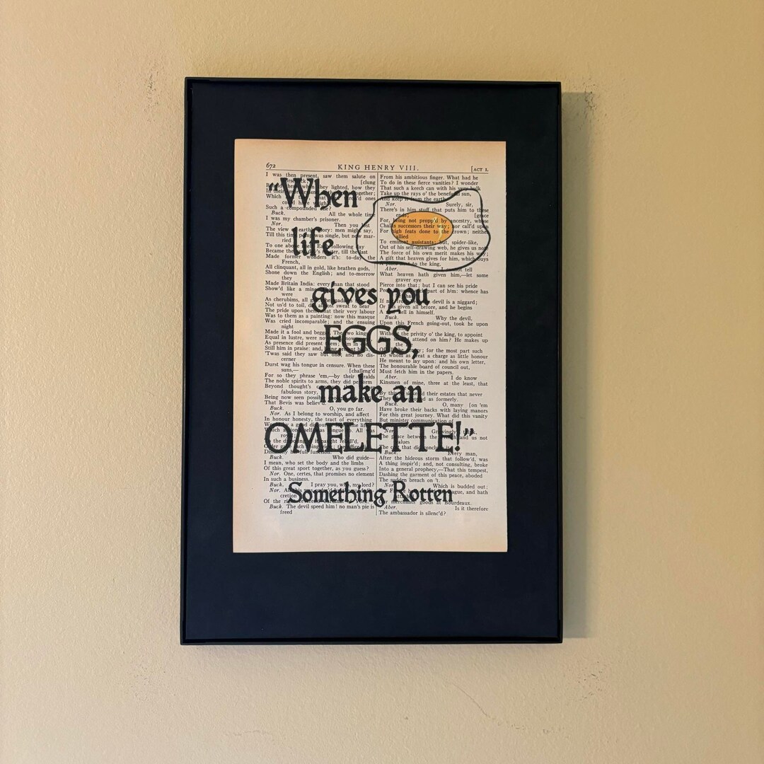 When Life Gives You Eggs, Make an Omelette Something Rotten Opening ...