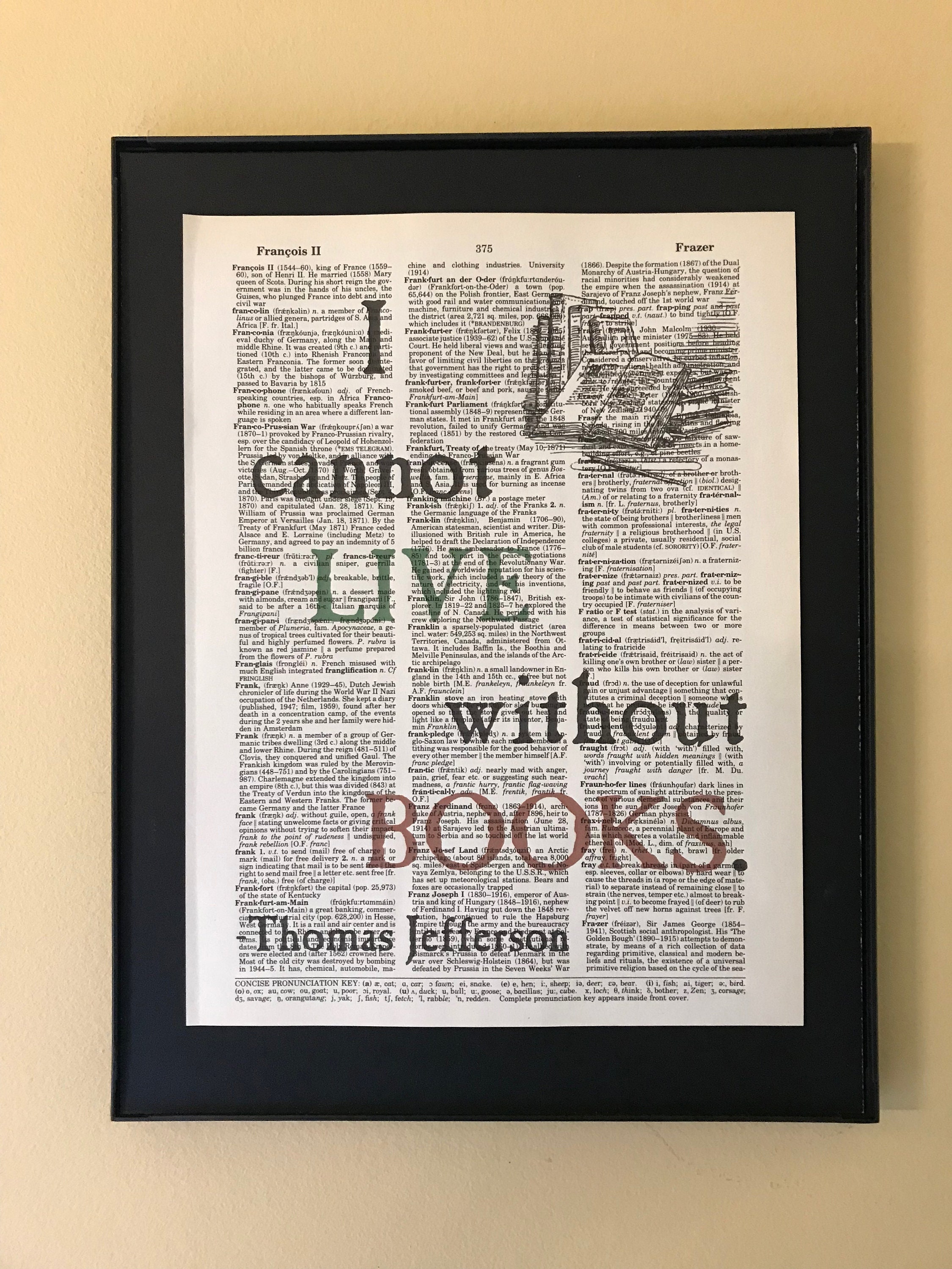 I Cannot Live Without Books Gifts for Readers Thomas | Etsy
