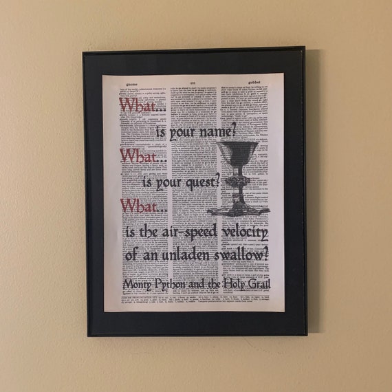 Monty Python Quotes Swallow