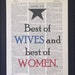 Best of Wives and Best of Women Hamilton Musical Dictionary - Etsy