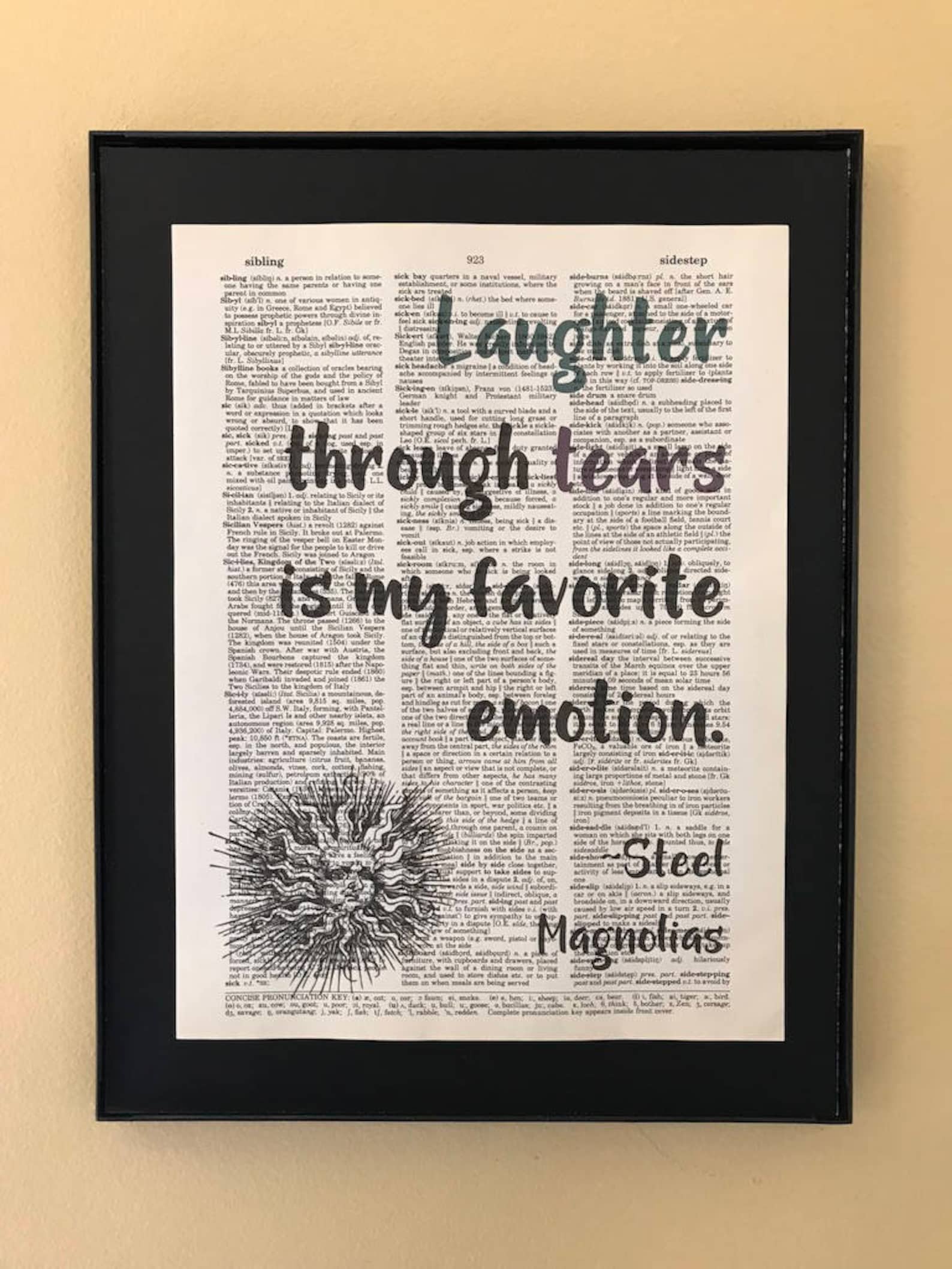 Laughter Through Tears is My Favorite Emotion; Steel Magnolias; Opening ...