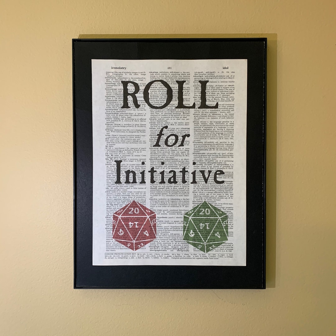 Roll for Initiative; Dungeons and Dragons; Gifts for Gamers; Dungeons ...