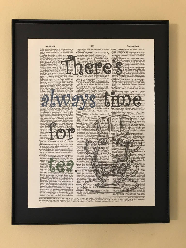 There's always time for tea Kitchen decor Dictionary | Etsy