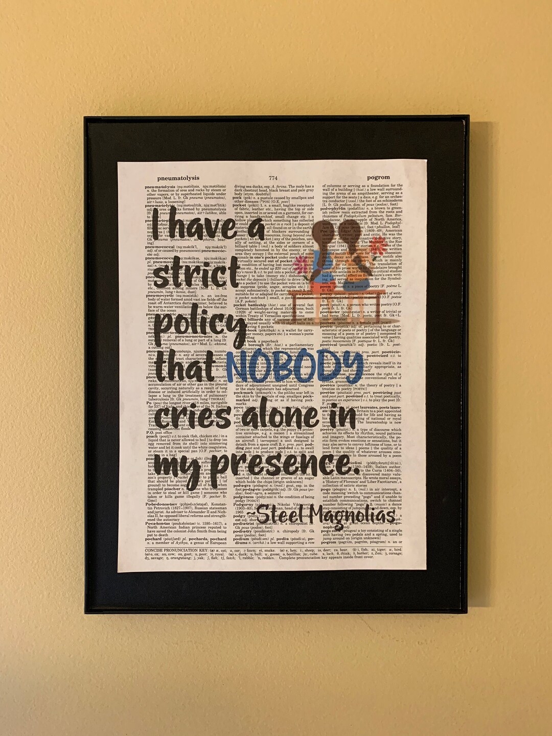 I Have a Strict Policy That Nobody Cries Alone in My Presence Steel ...