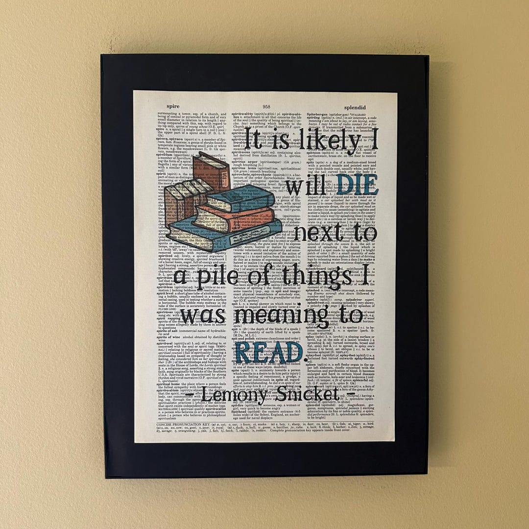 It is Likely I Will Die Next to a Pile of Things I Was Meaning to Read ...