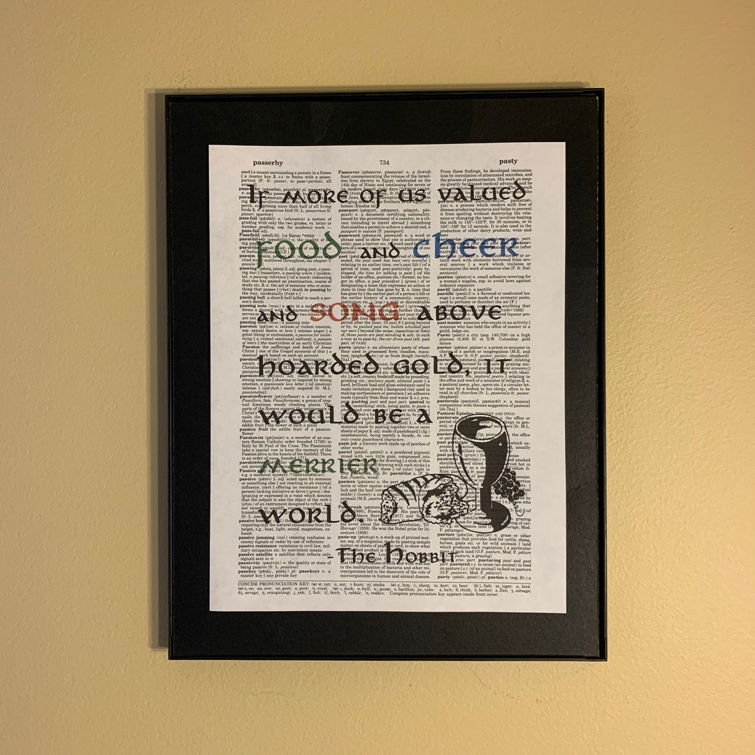 If More of Us Valued Food, and Cheer, and Song Above Hoarded Gold It ...