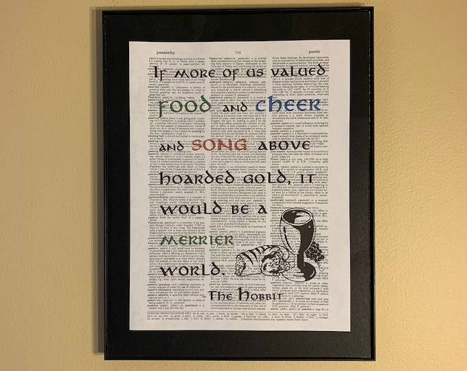 If More of Us Valued Food, and Cheer, and Song Above Hoarded Gold It ...