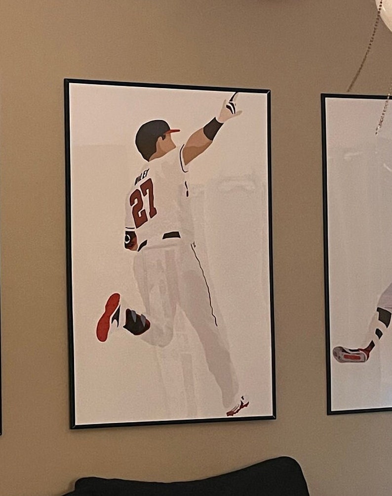 Atlanta Braves Austin Riley Poster Size Digital Print [instant Download ...