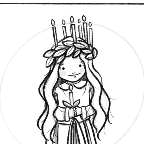 St. Lucia Day Colouring Pages Set of 2 - Etsy