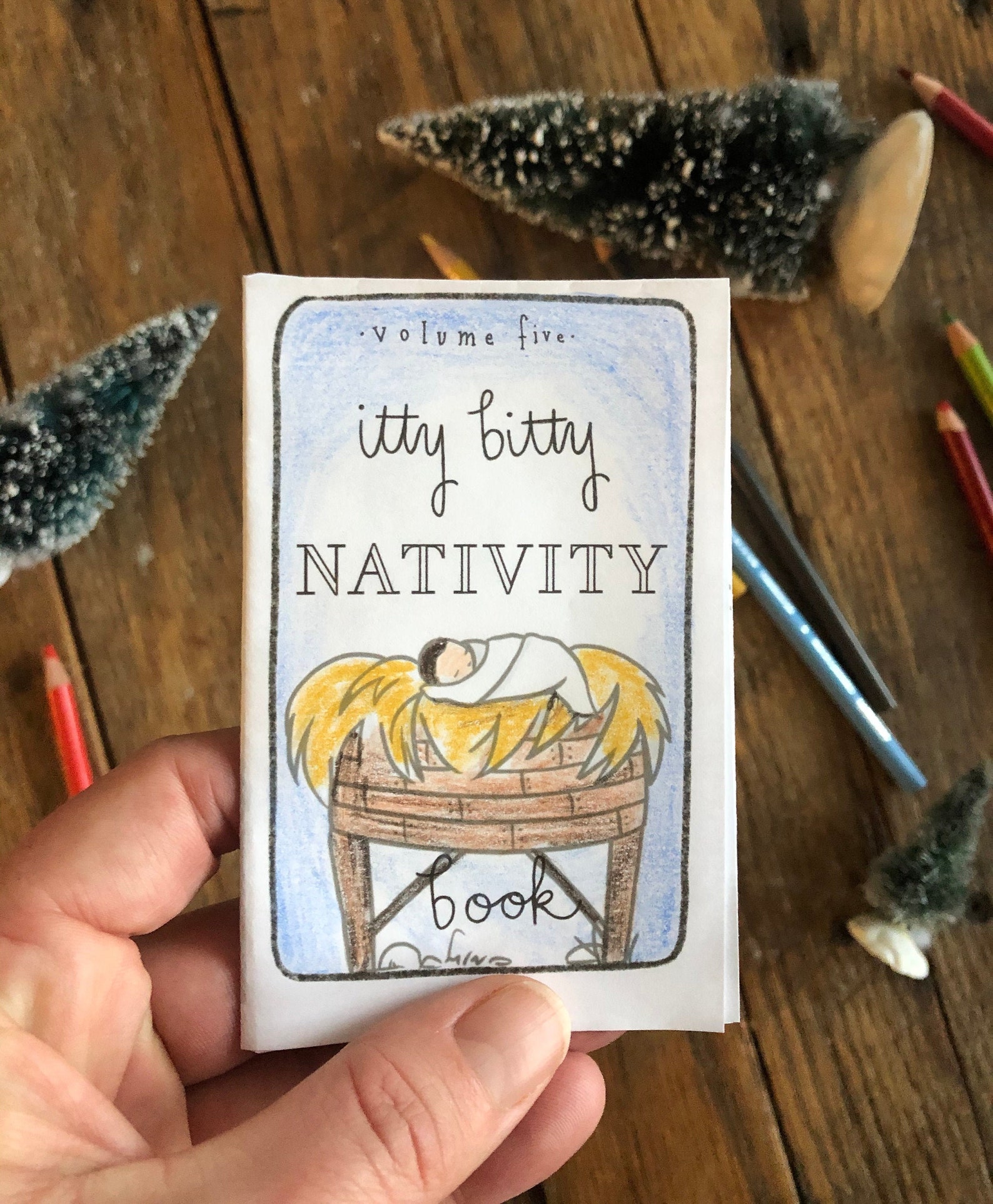 Itty Bitty NATIVITY Book Vol.4 | Etsy
