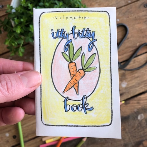 Mini Colouring Book Itty Bitty FARM Book Adult Colouring | Etsy