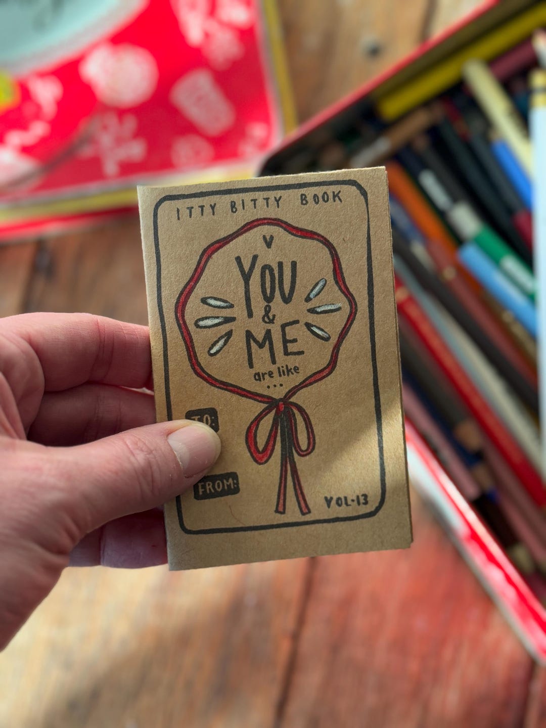 Mini Colouring Book Itty Bitty YOU & ME Book Adult Colouring Page Kids ...