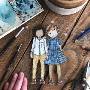 Paper Doll Printable | PYPER GIRL | Craft Kit | Birthday Party | Adult ...