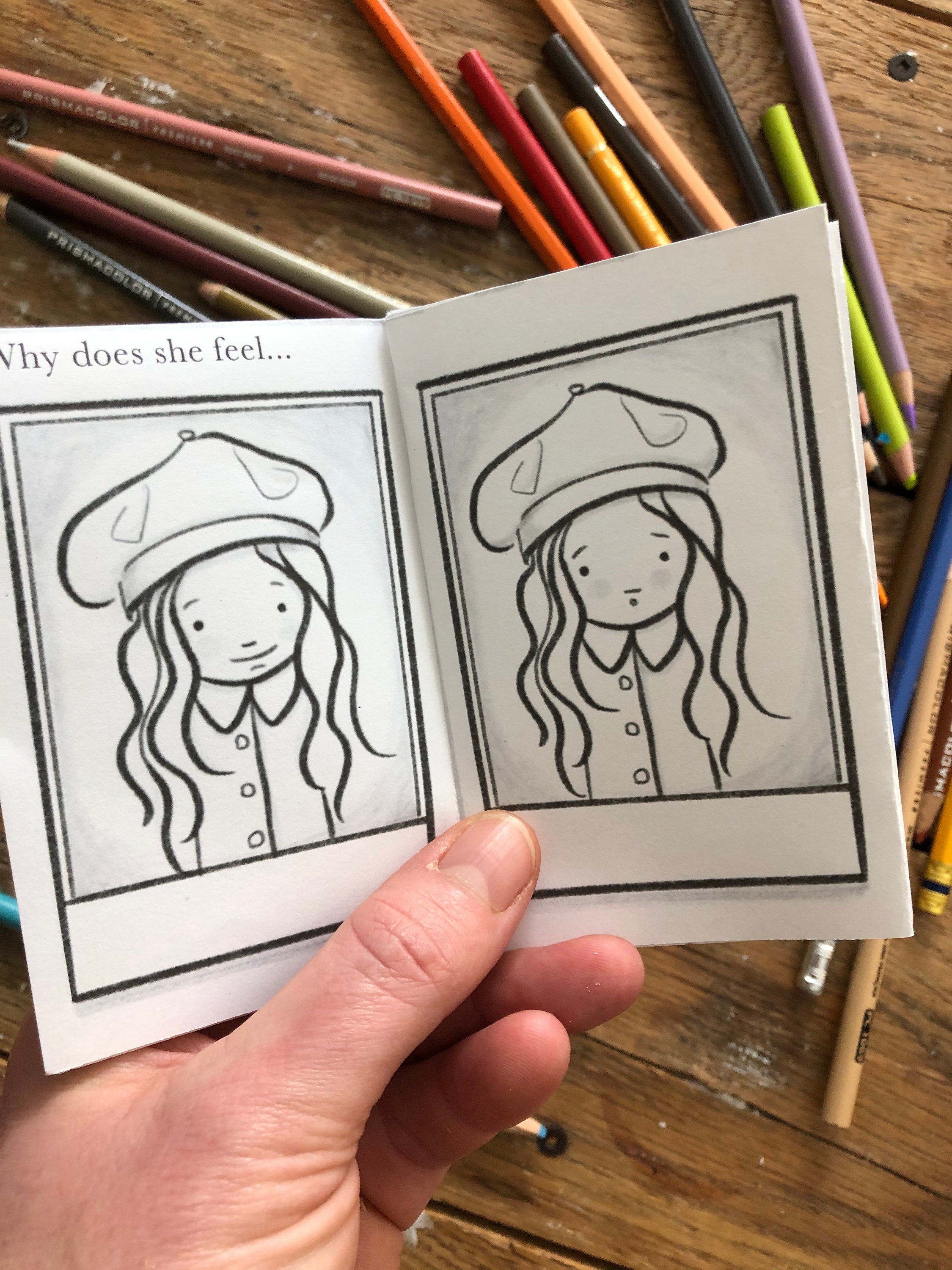 Mini Colouring Book | Itty Bitty SHE FEELS Book | Adult Colouring Page ...