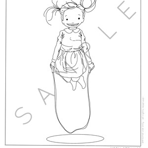 Digital Download | HAPPY SKIPPING | Coloring Book | Colouring Book ...