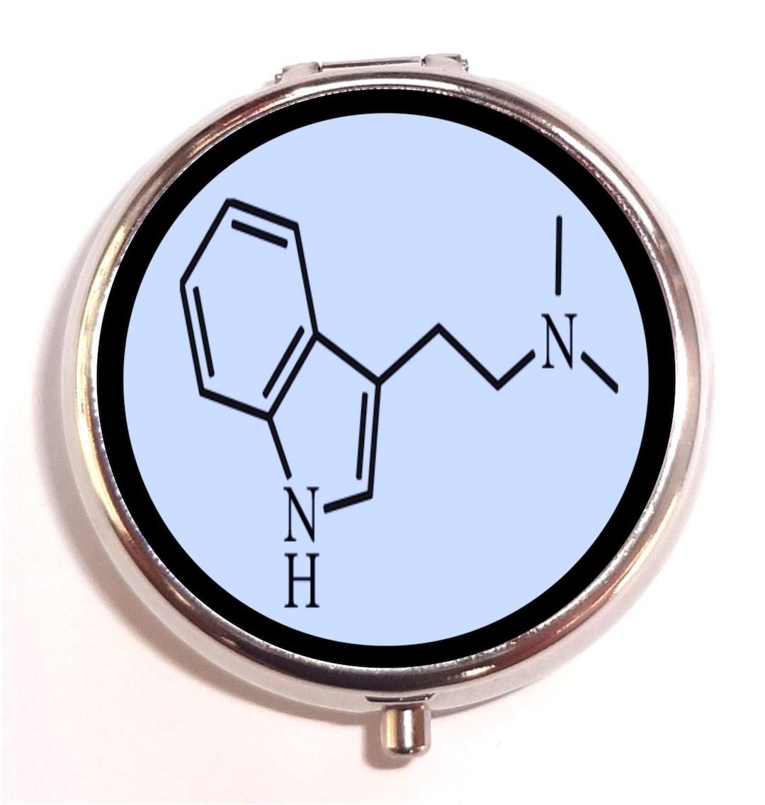 DMT the Spirit Molecule Pill Box Pillbox Case Holder Visionary Festival ...