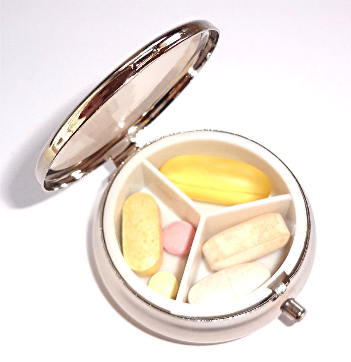 Sacred Geometry Pill Box Kaleidoscope Pillbox Case Holder | Etsy