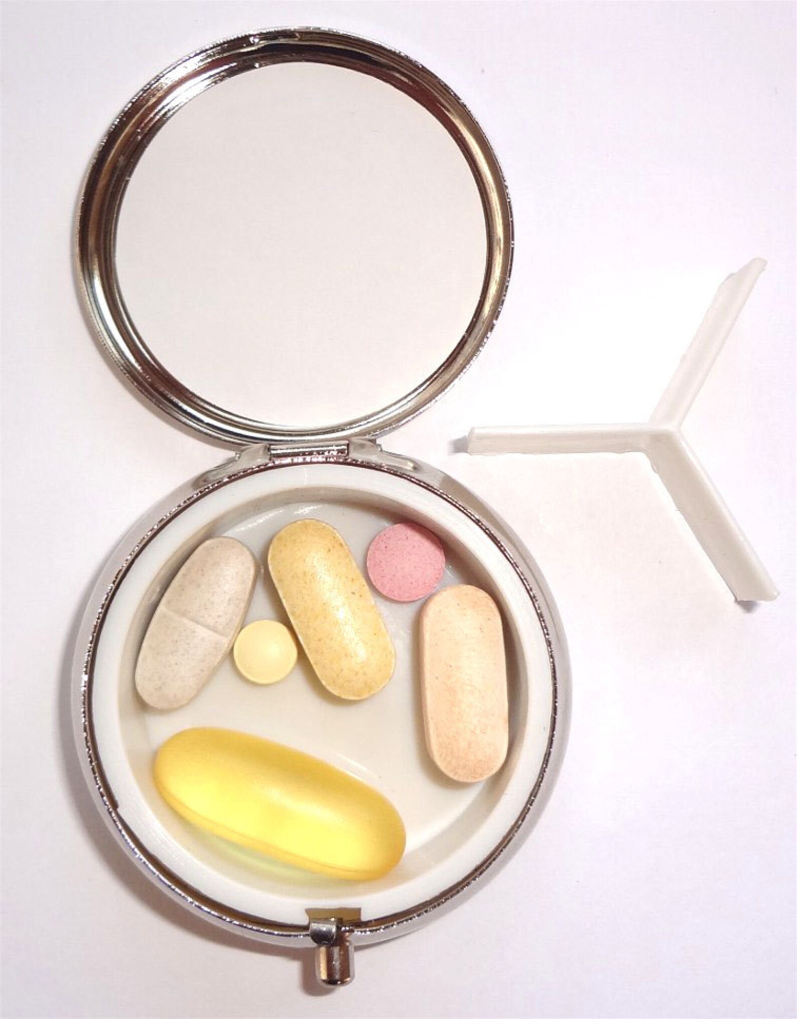 Visionary Victorian Pyramid Pill Box Pillbox Case Holder | Etsy