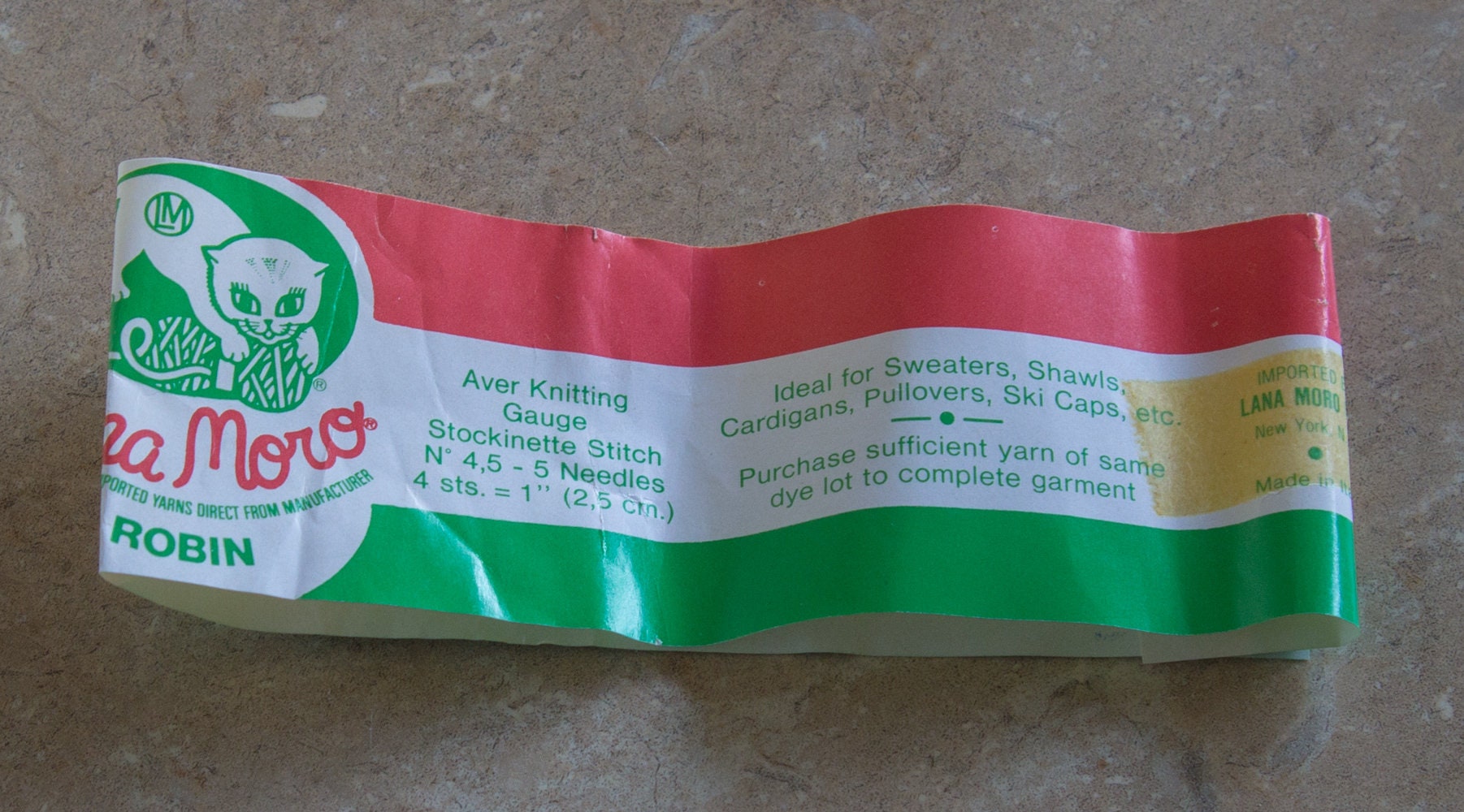 Vintage Lana Moro "robin" Yarn, 10 Skeins Dark Blue, 50 Grams (1.75 Oz ...