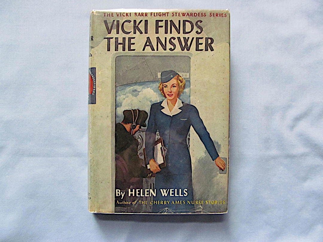 1947 Vicki Barr Series, 'vicki Finds the Answer', Helen Wells Author ...