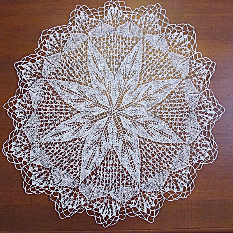 Knitted Doily - Etsy