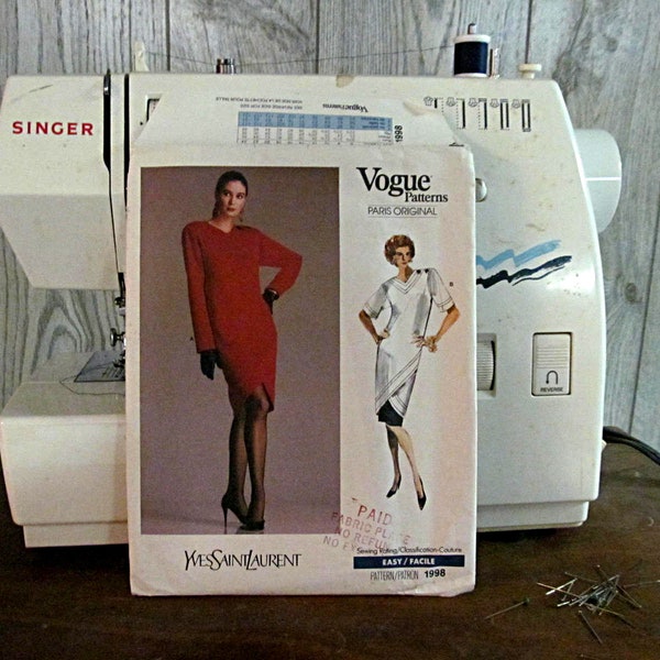 Vogue Yves Saint Laurent Patterns - Etsy