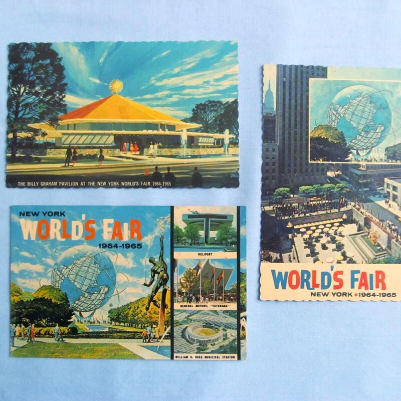 Worlds Fair Postcard - Etsy