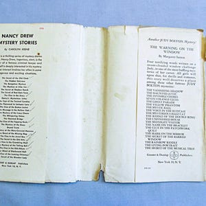 Nancy Drew Book, ‘mystery of the Tolling Bell’, 1950s Reprint of 1946 Original, Number 23 of ...