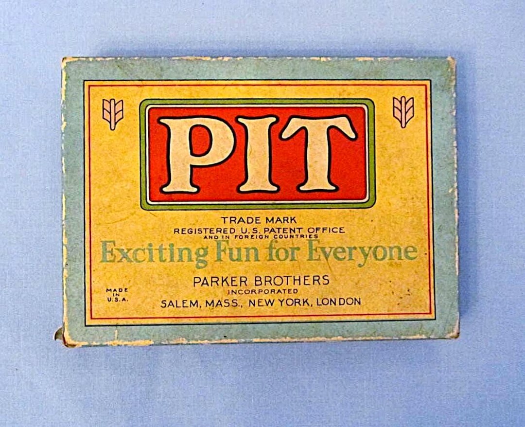 Vintage PIT Card Game, Complete 65-card Deck With Bull and Bear Cards ...