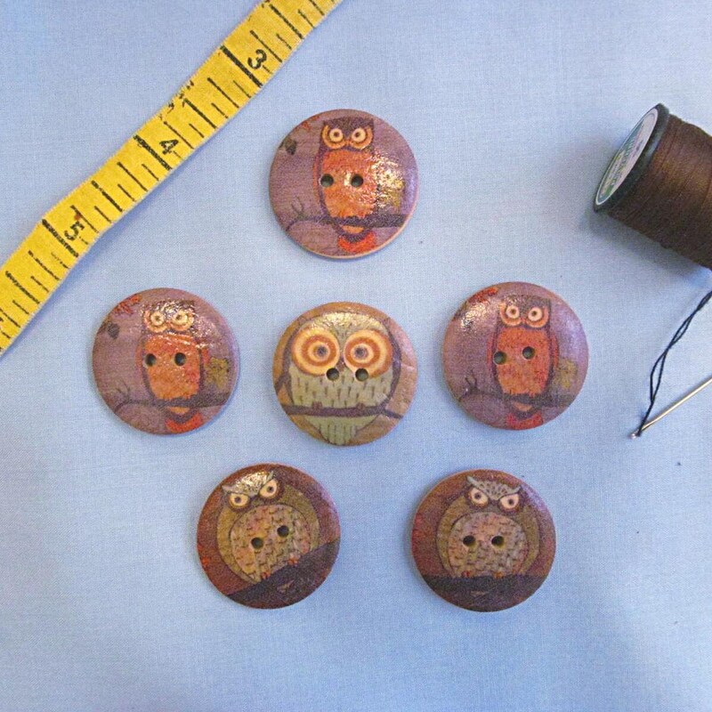 Owl Buttons - Etsy