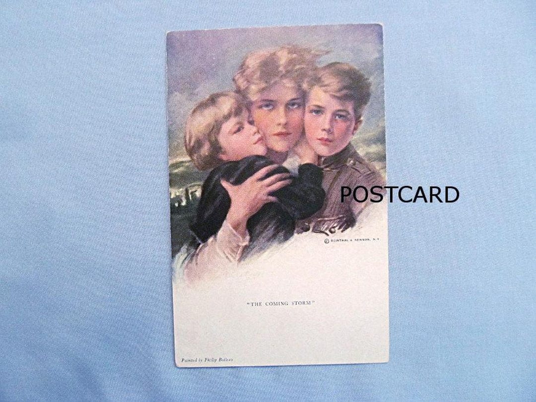 1915 Art Postcard, Artist Philip Boileau, 'the Coming Storm', Wartime ...
