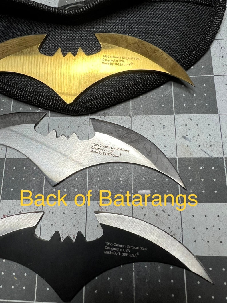 Emergency Batarangs Wall Mount Display 3 Different Comic / - Etsy