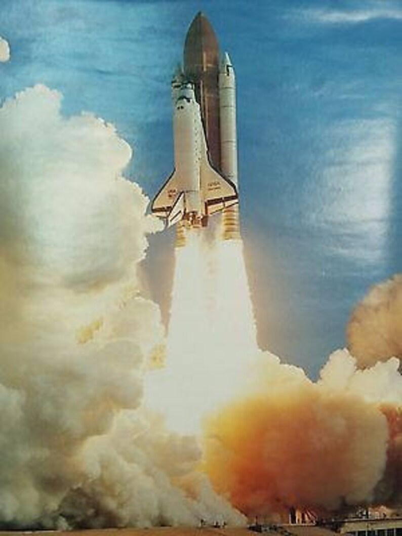 NASA Space Shuttle DISCOVERY Liftoff Photo Paper Poster F-062 - Etsy
