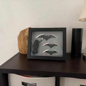 Emergency Batarangs Wall Mount Display Large Grapnel Batarang With ...