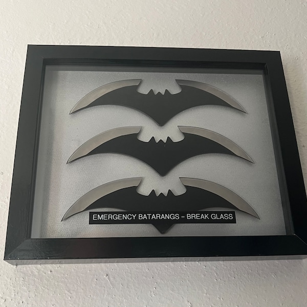 Batarang in Wall - Etsy