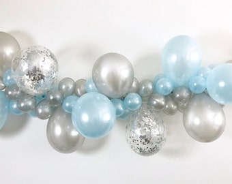 Blue balloon garland | Etsy