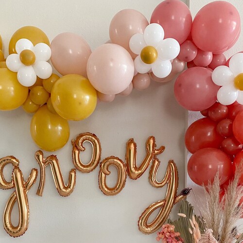 Groovy Balloon Garland Kit Daisy Balloon Garland Groovy One - Etsy