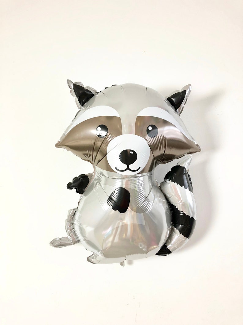 Woodland Animal Raccoon Balloon Woodland Baby Shower Woodland | Etsy