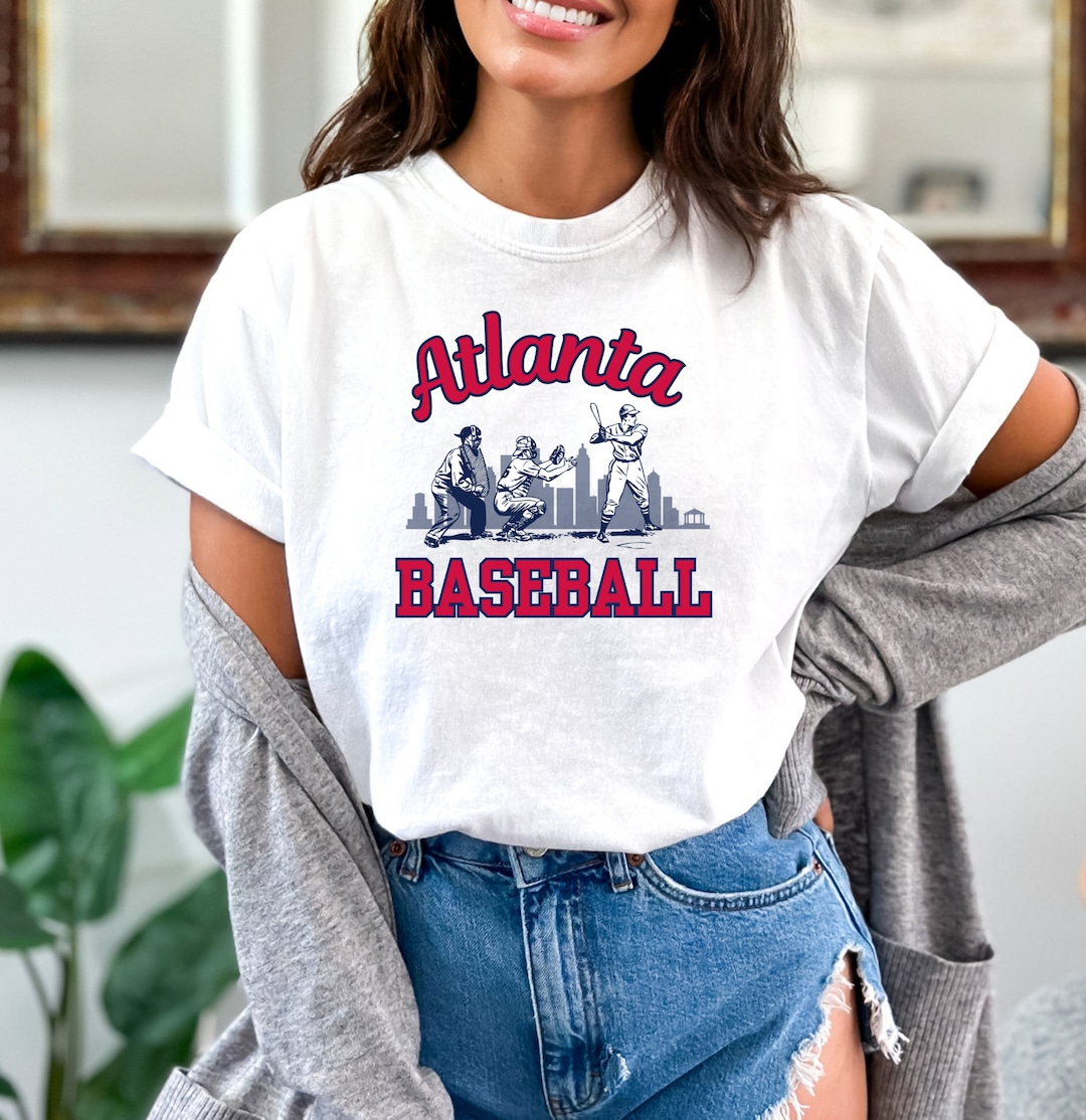 Atlanta Baseball Tshirt Comfort Colors® Atlanta Baseball Tee Shirt Game ...